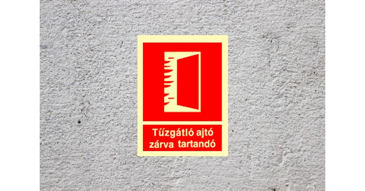 Utánvilágító Biztonsági Jelek és Tűzvédelmi Piktogramok